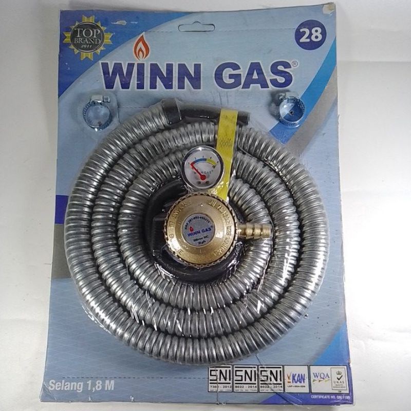 Jual WINN GAS W68M / Selang Set Kompor / Selang Regulator Set | Shopee ...