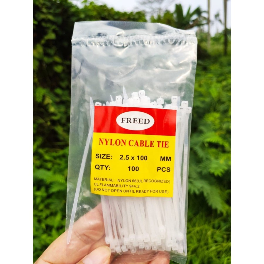 Jual kabel tiess Cable ties Kabel tis Cable tie Perapih 2.5x100mm isi ...