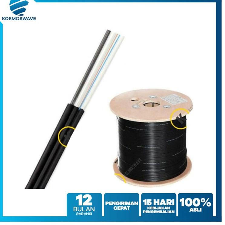 Jual FTTH Drop Wire 2 Core 3 Seling Drop Cable For Network ISP Use designated dropwire (KODE ...