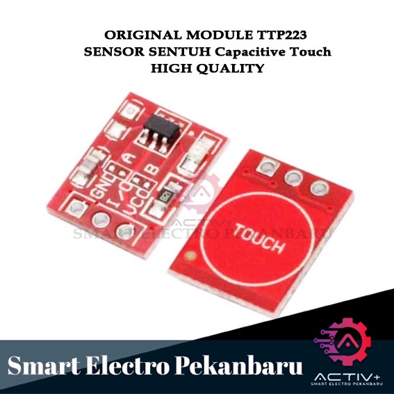 Jual ORIGINAL MODULE TTP223 SENSOR SENTUH Capacitive Touch Sensor Button 1 Channel Module TTP ...