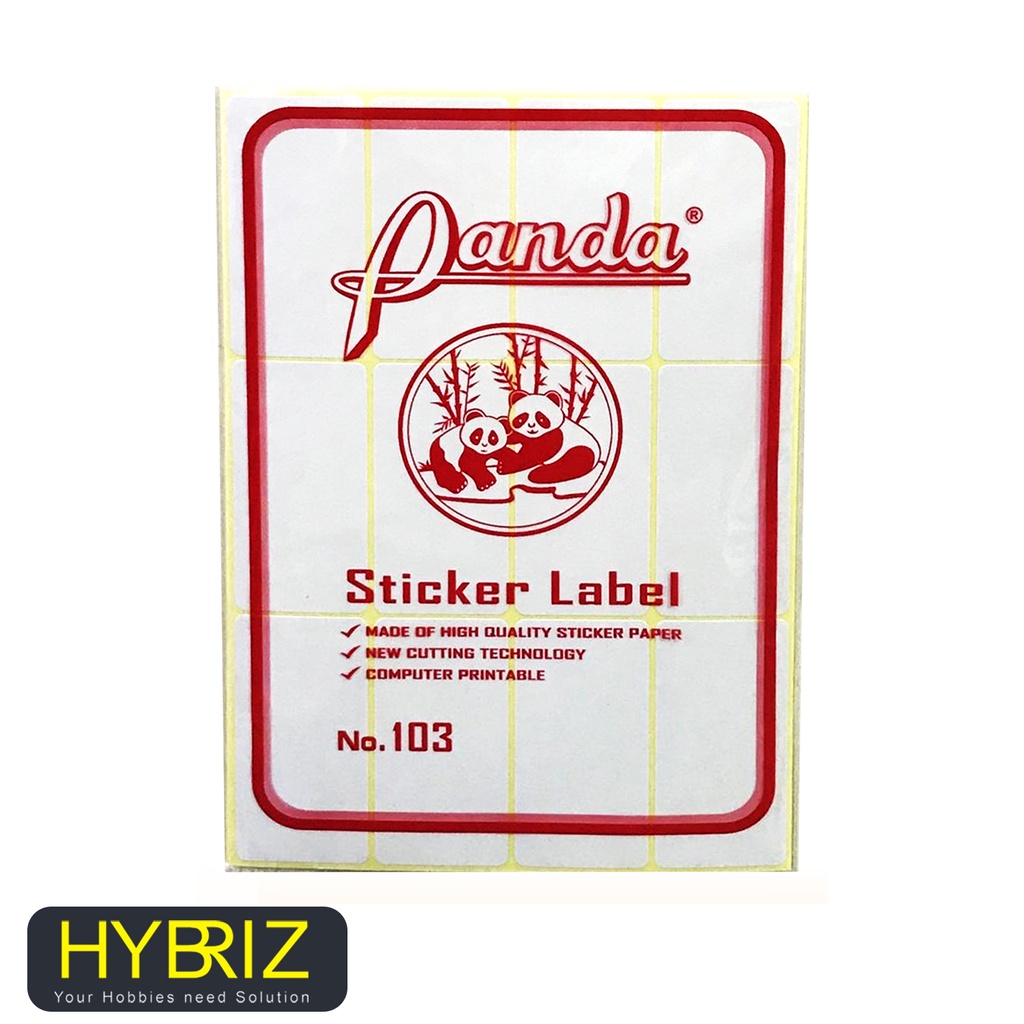 Jual Stiker Label 103 PANDA / Sticker Undangan | Shopee Indonesia