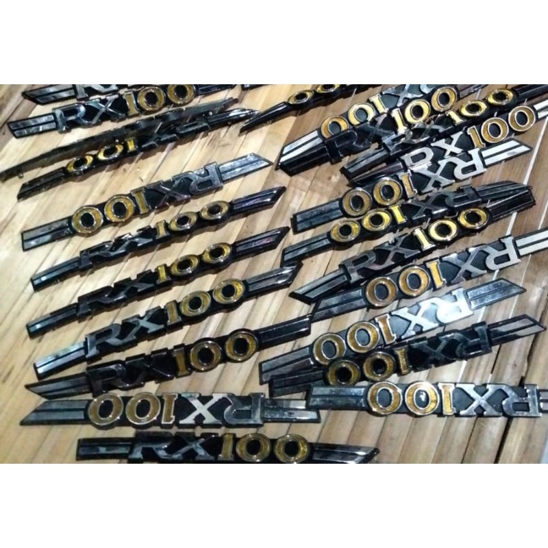 Jual emblem logo cover box tutup aki yamaha rx 100 rx100 | Shopee Indonesia