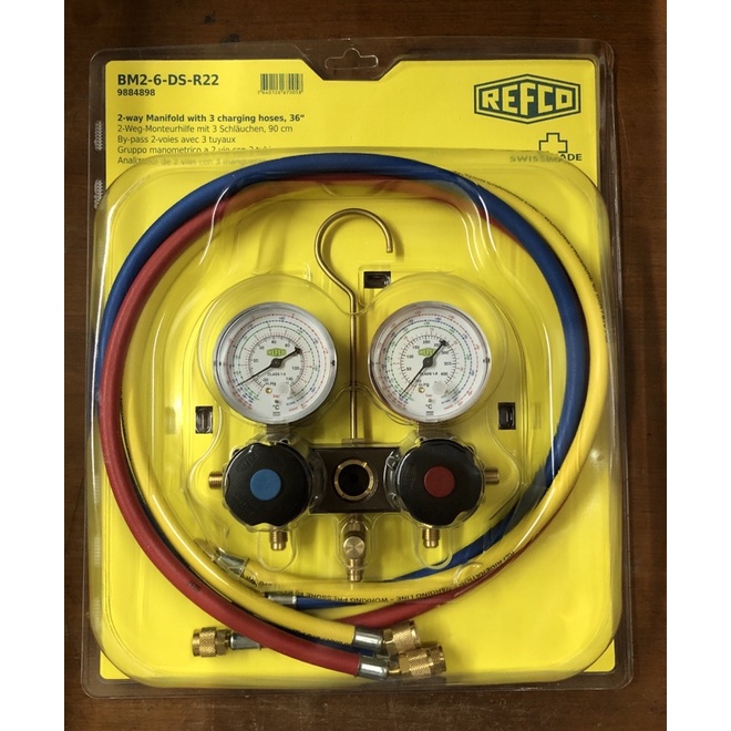 Jual Manifold Set Refco tipe BM2-6-DS-R22 | Analyzer R22 | Manifold Set R22 | Shopee Indonesia