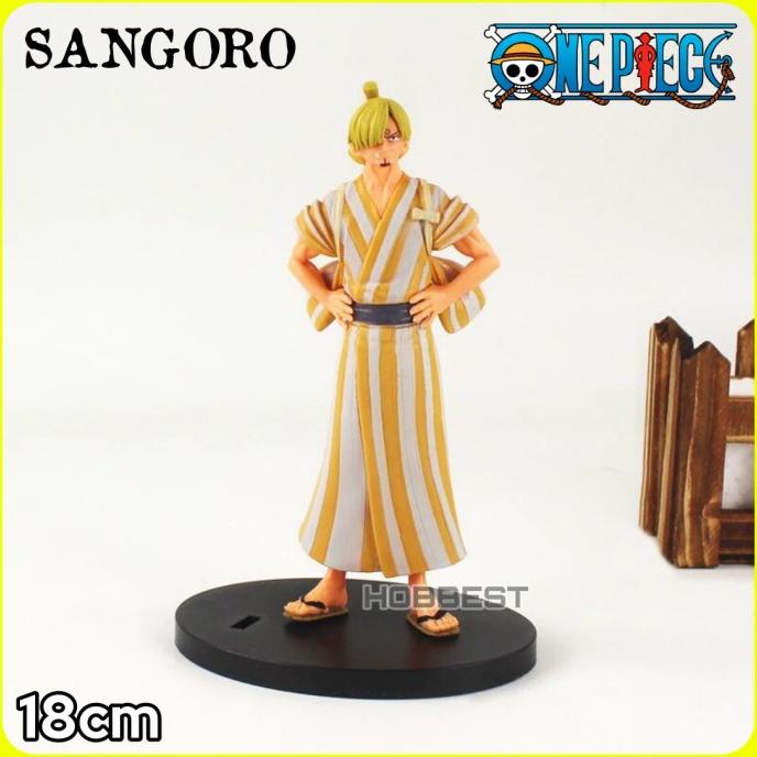 Jual Action Figure ONE PIECE : SANGORO - Miniatur Pajangan Sanji Wano ...