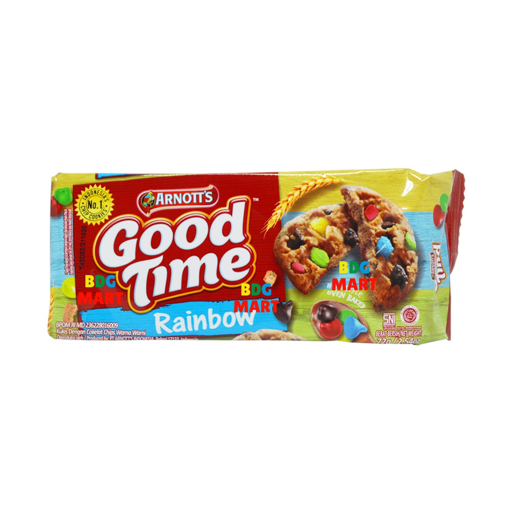Jual PACK Arnotts Good Time Rainbow Biskuit Vanilla dengan Taburan ...