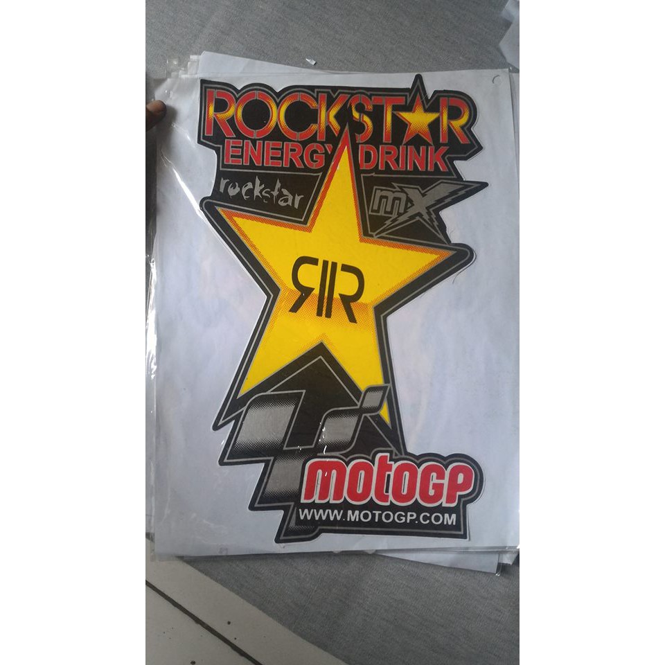 Jual STICKER 33 X 26 CM ROCKSTAR | Shopee Indonesia