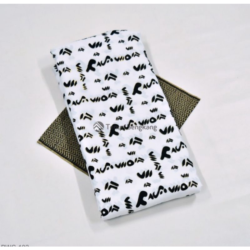 Jual Kain Batik Lontara Bugis Makassar Halus Putih - Tenun Sengkang PWC ...