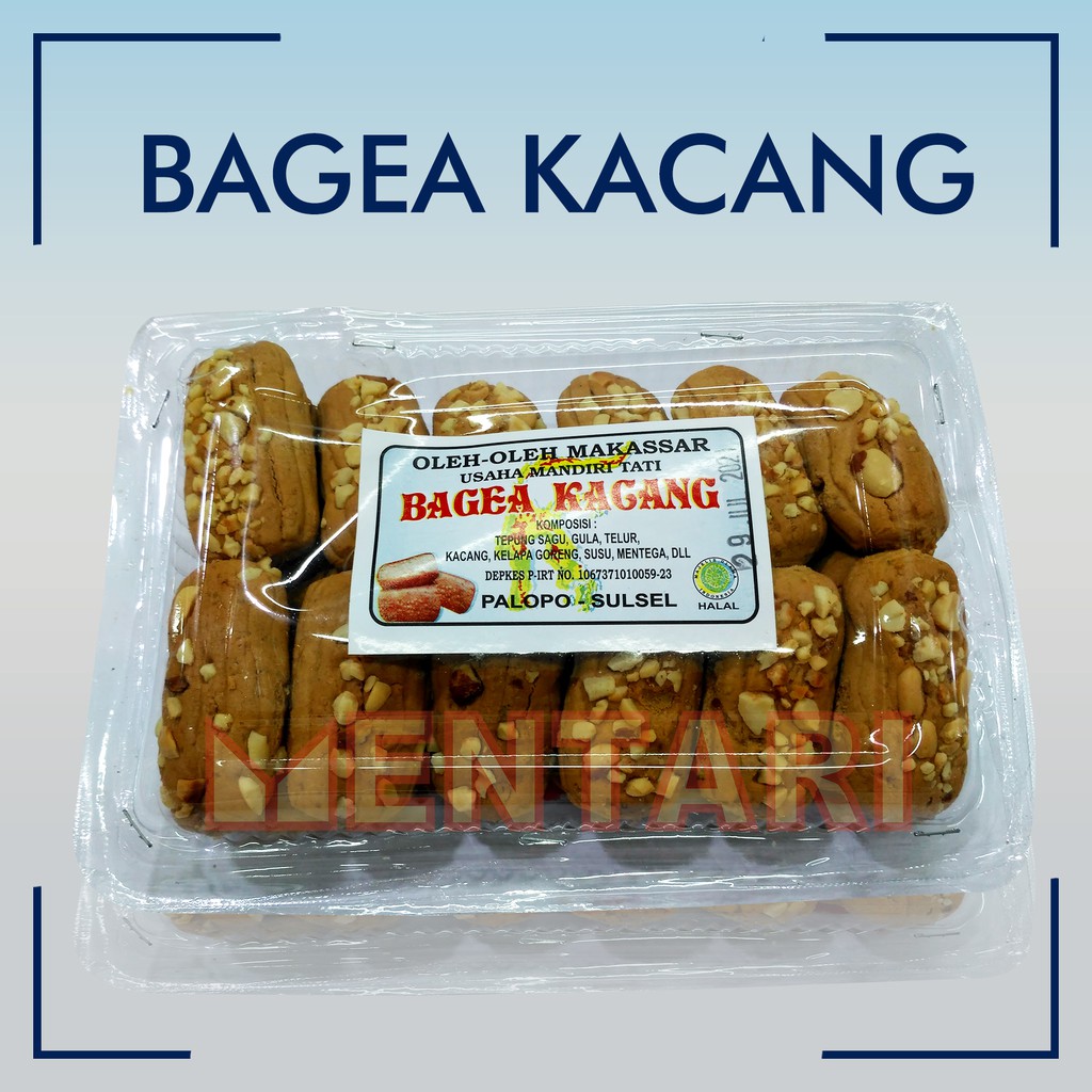Jual Kue Bagea Kacang Oleh-Oleh Khas Makassar - MANDIRI TATI | Shopee ...