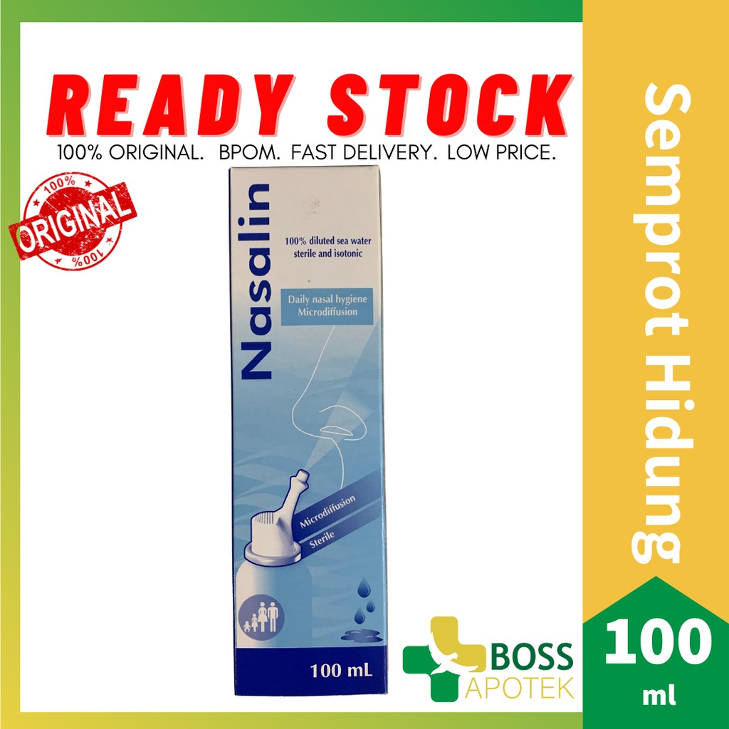 Jual NASALIN DAILY NASAL HYGIENE 100 ml Microdiffusion Spray semprot ...