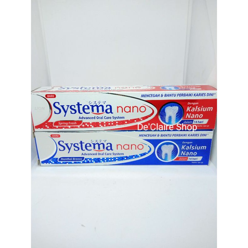 Jual systema Nano Toothpaste 190gr | Shopee Indonesia