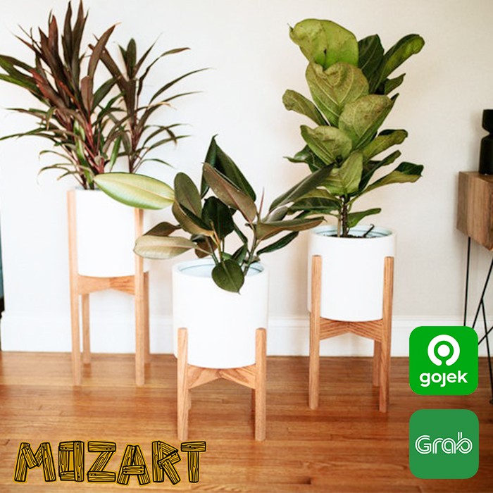 Jual Standing Planter / Rak Pot kayu 1 set 3 / RAK TANAMAN | Shopee ...