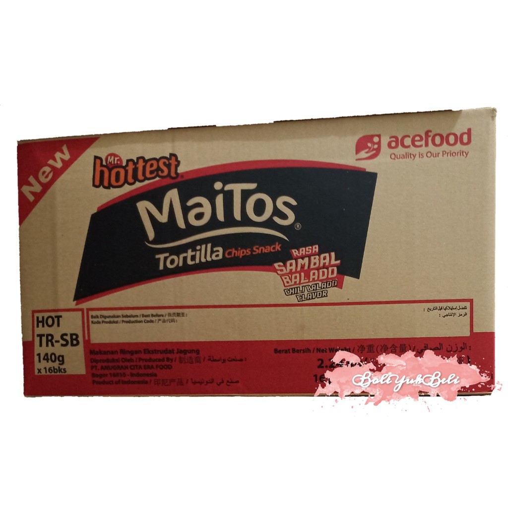 Jual Pesanan 1 Dus Maitos Balado 140gr khusus Gojek dan Grab | Shopee ...