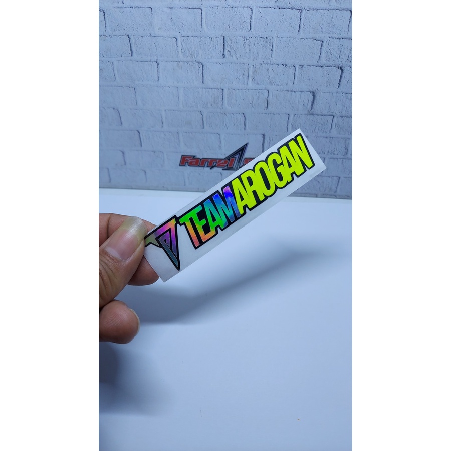 Jual Stiker tim arogan sticker team arogan 10 cm | Shopee Indonesia