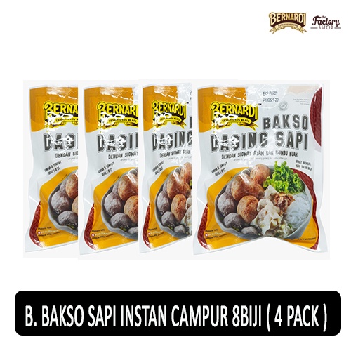 Jual [READY STOCK] Bernardi Bakso Instant Campur 8 biji | Shopee Indonesia