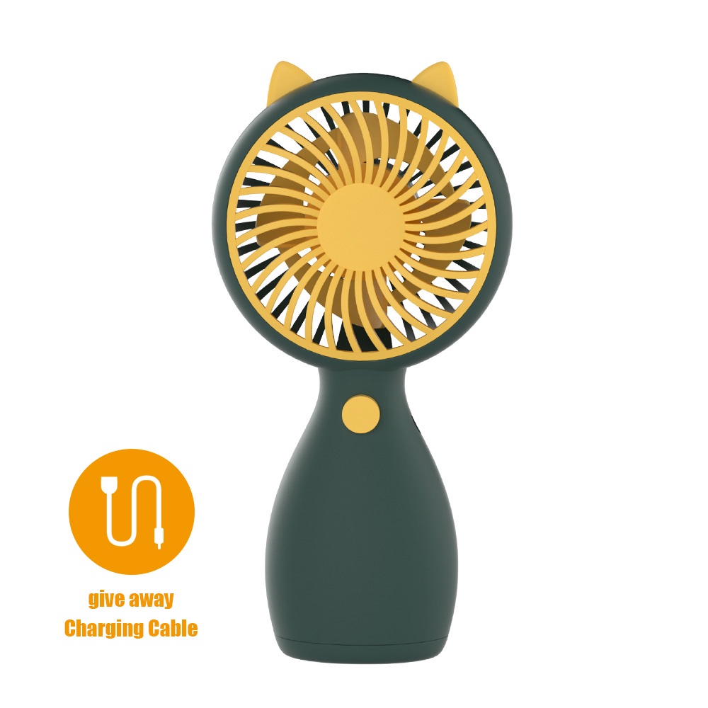 Jual Kipas Angin Mini Portable Rechargeable USB Fan Speed Adjustment ...