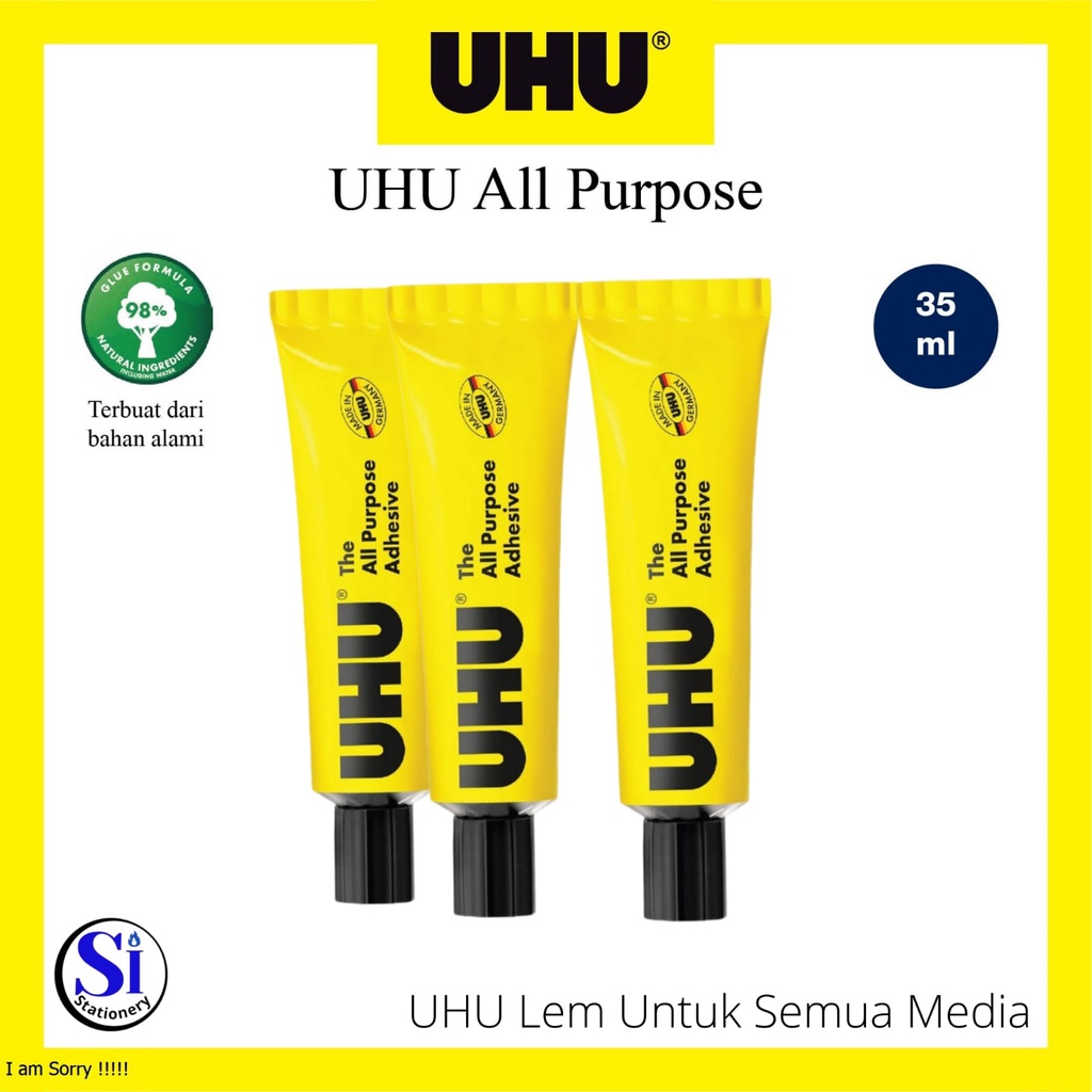 Jual Lem Uhu All Purpose Adhesive 35ml | Shopee Indonesia