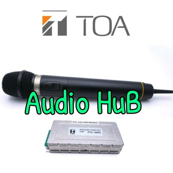 Jual MIC WIRELESS TOA ZM 800 PLUS TUNNER ZTU G800 ORIGINAL MICROPHONE ...