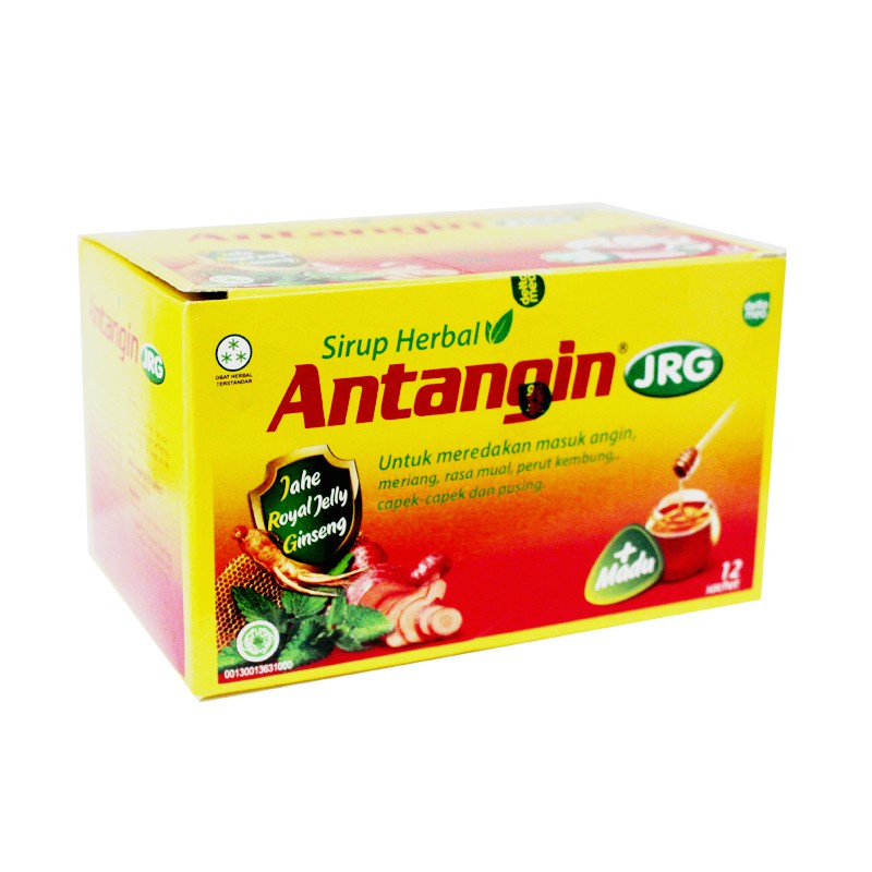 Jual 1 Scahet Antangin JRG Syrup / Masuk Angin / Daya Tahan Tubuh ...