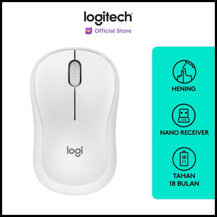 Jual Logitech M220 Mouse Wireless Silent Click - Off White | Shopee ...