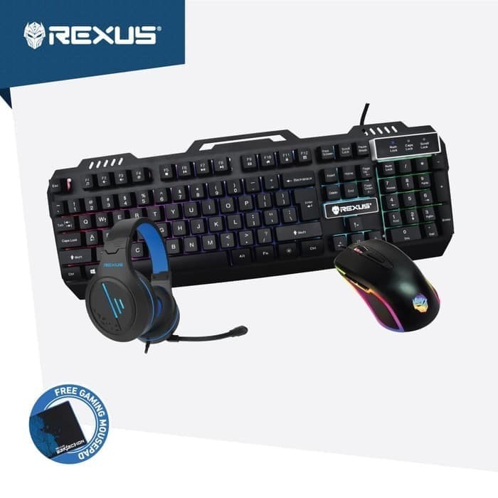 Jual Rexus Keyboard Mouse Headset Gaming Warfaction VR3 MAX Combo ... Jual Rexus Keyboard Mouse Headset Gaming Warfaction VR3 MAX Combo ...
