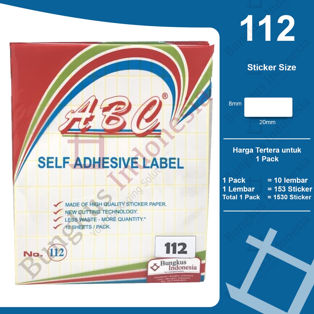 Jual Stiker Label 112 / Sticker | Shopee Indonesia