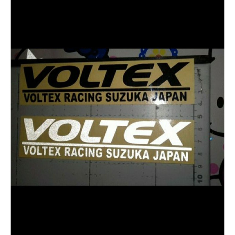 Jual Stiker Voltex Racing suzuka Japan cutting stiker memantulkan ...