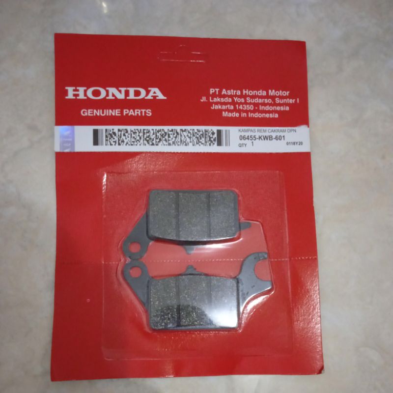 Jual KWB DISPAD DEPAN KAMPAS REM DEPAN REVO ABS BLADE Supra X 125 Fi ...