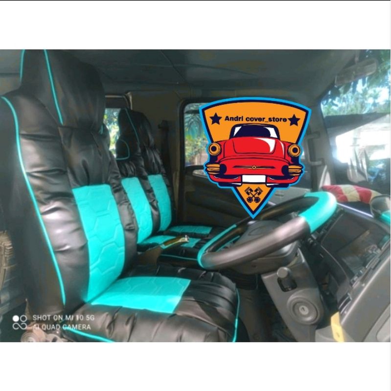 Jual sarung jok mobil Isuzu elf NMR 71 / cover jok mobil elf giga ...