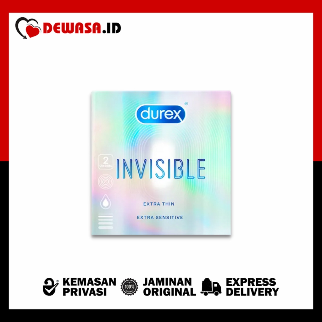 Jual Durex Kondom Invisible – 2 Pcs | Shopee Indonesia