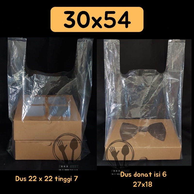 Jual [ISI 50 pc] KANTONG PLASTIK KRESEK PE BENING KACA TRANSPARAN TAS ...