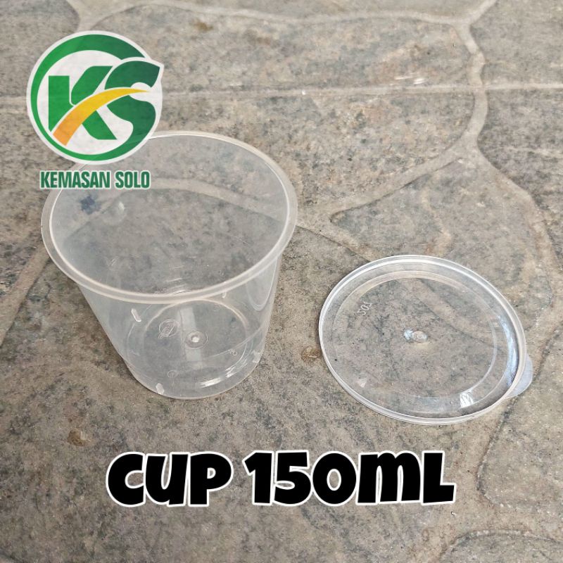 Jual THINWALL CUP tempat puding plastik 150ml 150 ml KLIR | Shopee ...