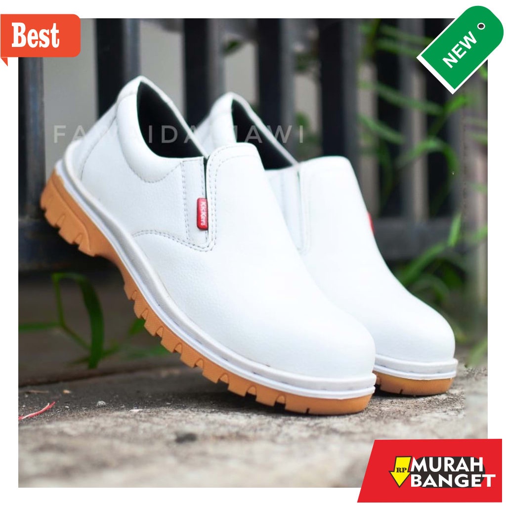 Jual Sepatu boot terbaru- Sepatu Safety Putih King Shoes Skn Sepatu ...