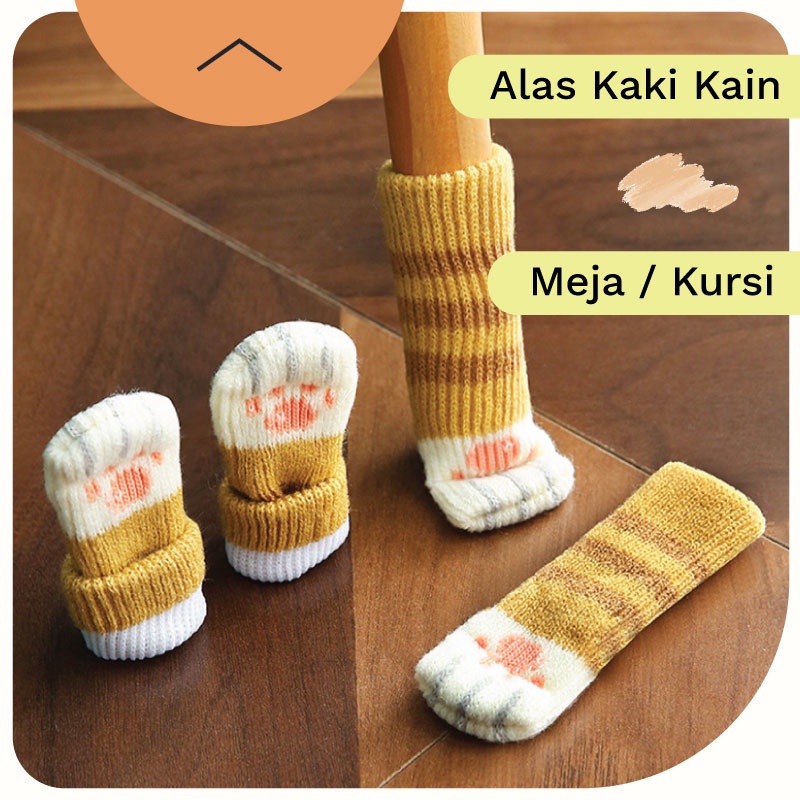 Jual Alas Cover Kaki Meja Anti Slip Gores Isi 4 Peredam Suara kursi ...