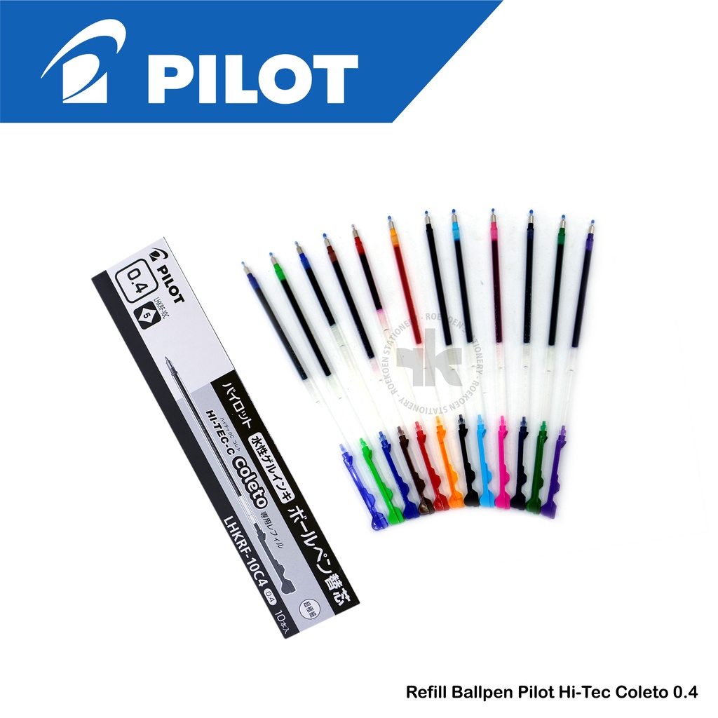 Jual Pilot Refill Ballpen 0.4mm Ultra Fine (HI-TEC-C Coleto) | Shopee ...