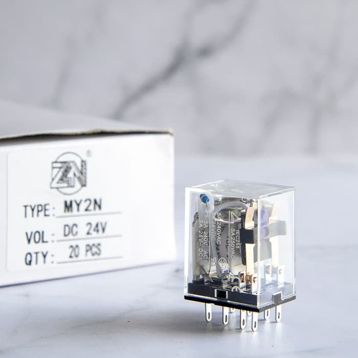 Jual Relay MY2 MY2N 24V 24 Volt Relay MY2N ZN | Shopee Indonesia