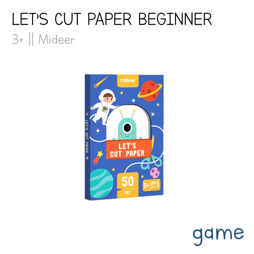 Jual Mideer Let's Cut Paper - Beginner, Middle, Advanced | Shopee Indonesia
