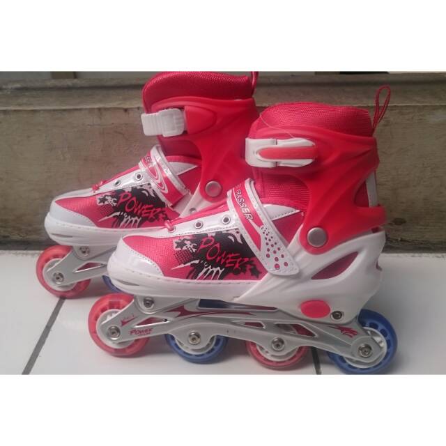 Jual Sepatu roda warna merah berbagai macam ukuran dan warna | Shopee ...