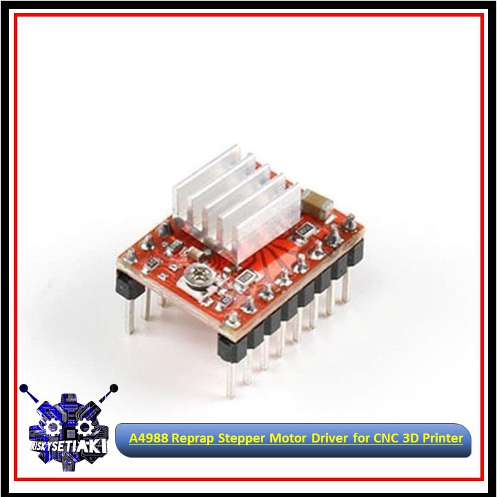 Jual A4988 Reprap Stepper Motor Driver for CNC 3D Printer AH87 | Shopee ...