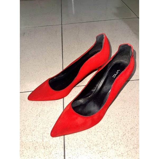 Jual Sepatu Heels Vincci / Heels Wanita Merah Vincci Uk 9 ~ 39 cm RED ...
