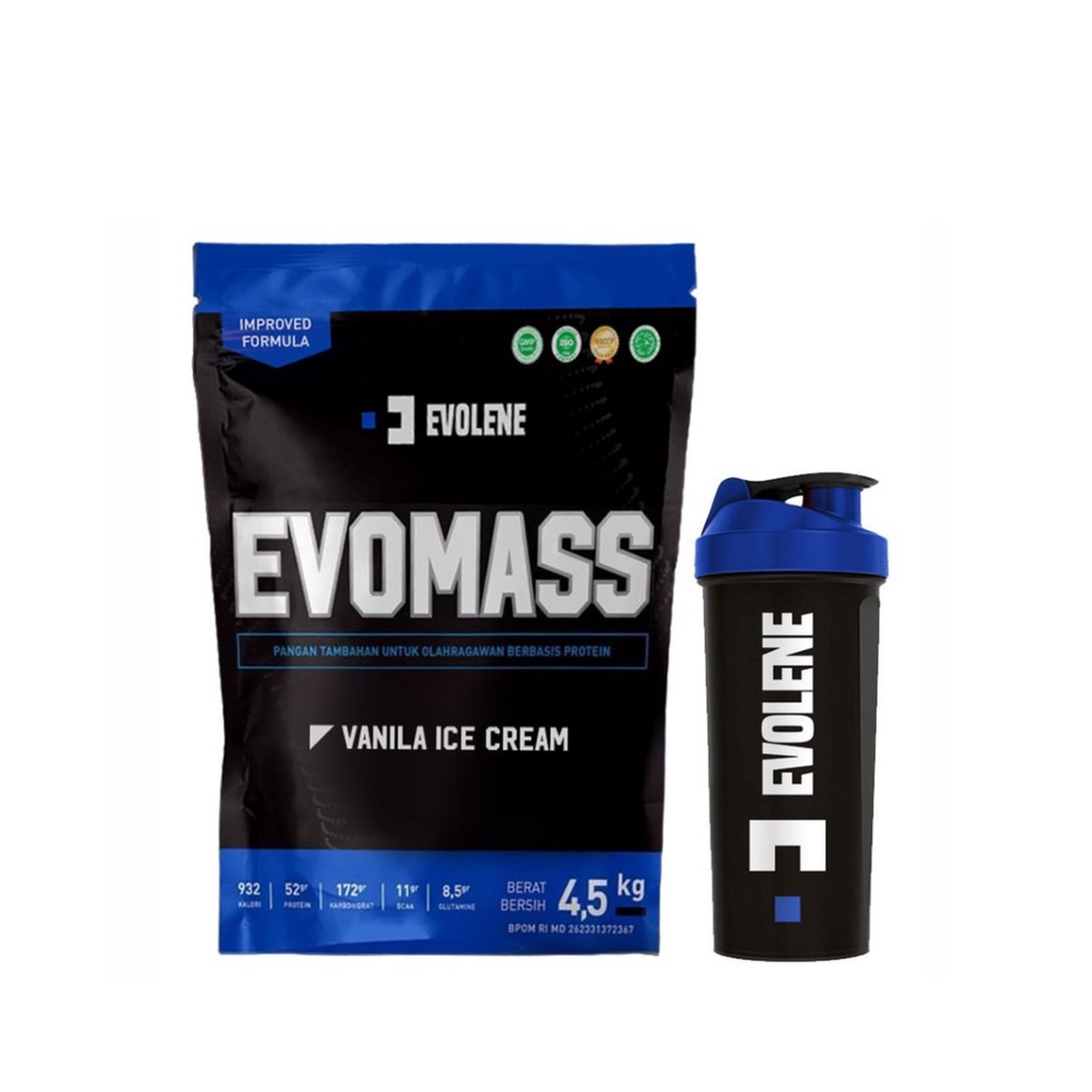 Jual Evomass Evolene Evo Mass Gainer 4,5kg 10lbs EVOLEN EVOMAS 10 LBS 4 ...