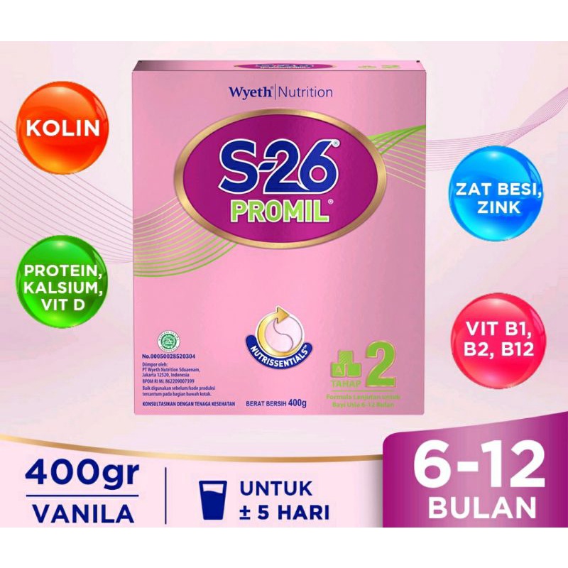 Jual Susu S-26 Reguler Promil Tahap 2 6-12 Bulan | Shopee Indonesia