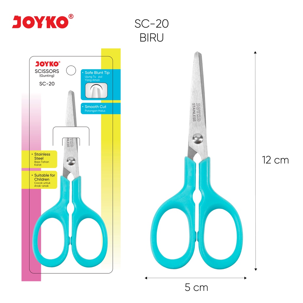 Jual Gunting Scissors Joyko SC-20 | Shopee Indonesia