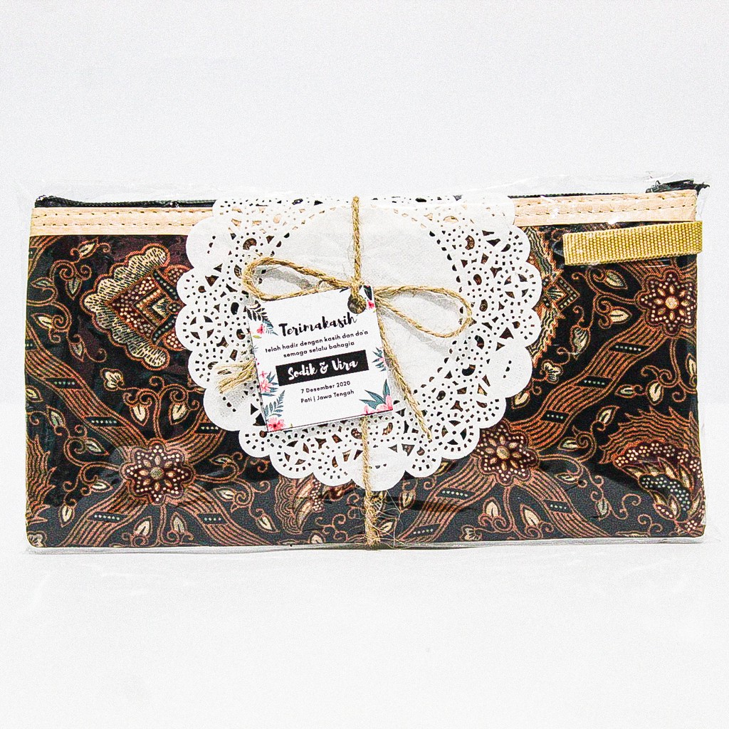 Jual Souvenir Pouch Batik Khas Jogja 20 x 11 cm Souvenir Dompet batik | Shopee Indonesia
