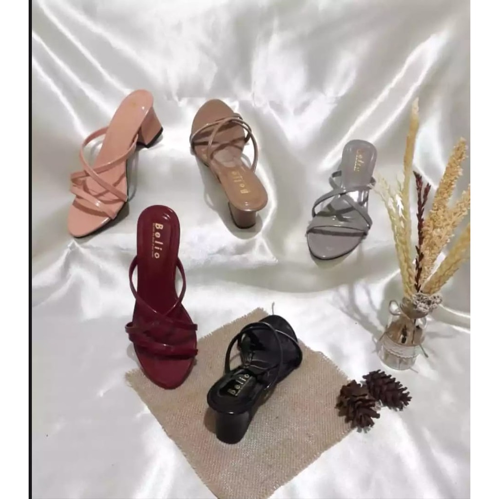 Jual GASYA, sandal wanita hak tamali terbaru | Shopee Indonesia