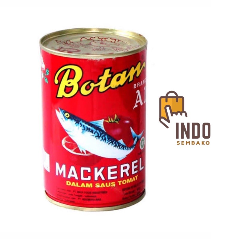 Jual Botan Besar / Botan Mackarel 425g / ikan Kaleng Botan 425 gram ...
