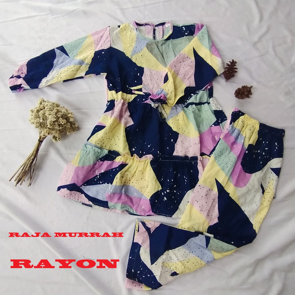 Jual Setcel Rayon-Setelan Anak Perempuan/Baju Anak Perempuan/SetCel ...