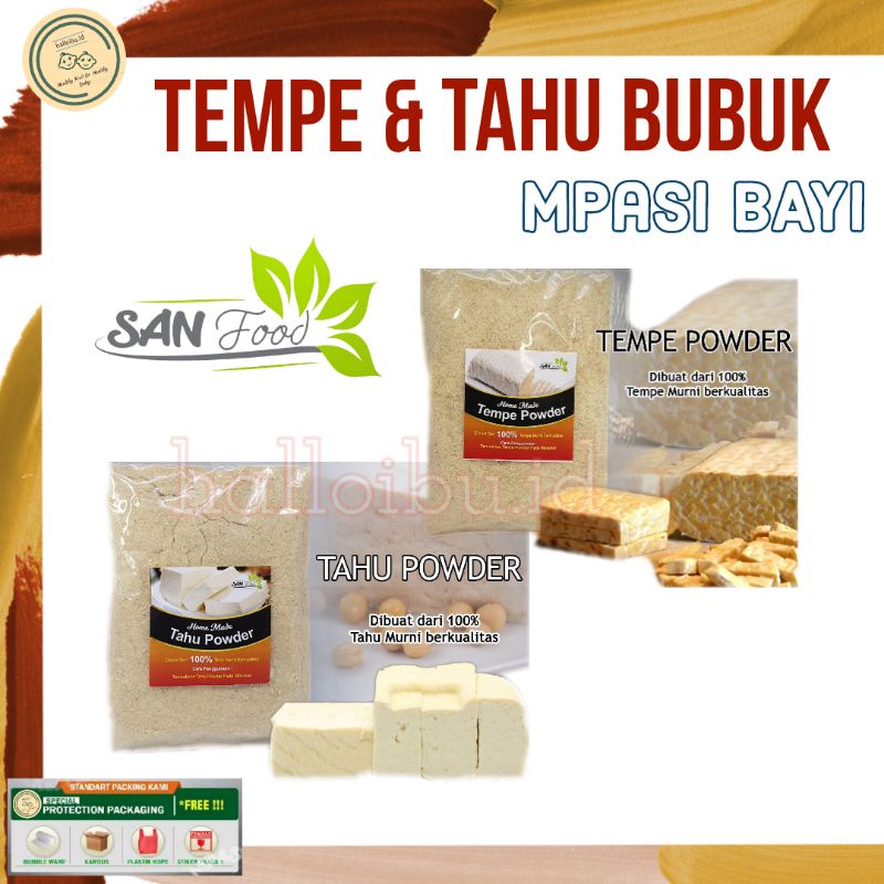 Jual Sanfood Tempe & Tahu Bubuk 50 gr | Shopee Indonesia