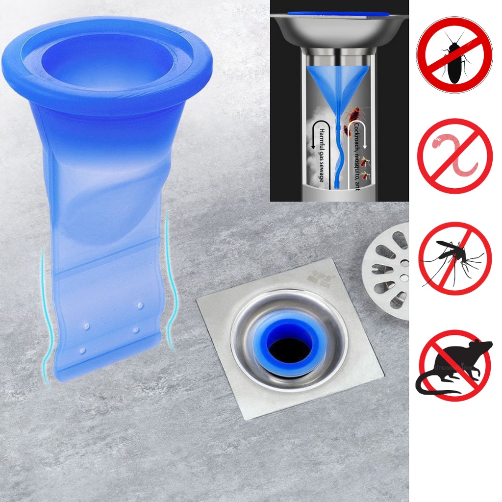 Jual Penutup Saluran Air Kamar Mandi Toilet Anti Kecoa - Menghilangkan ...