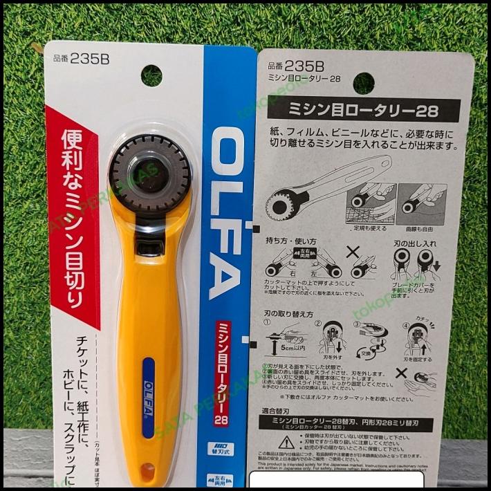 Jual Olfa Rotary Cutter 235B Perforation Cutter 28Mm ( Prc-3/C ) | Shopee Indonesia