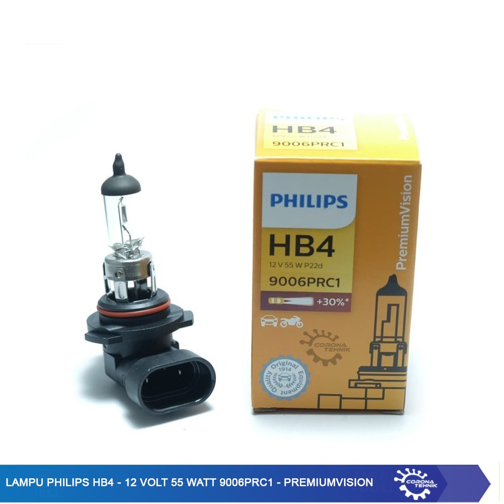 Jual Philips Lampu HB4 - 12 Volt 55 Watt 9006PRC1 - PremiumVision ...